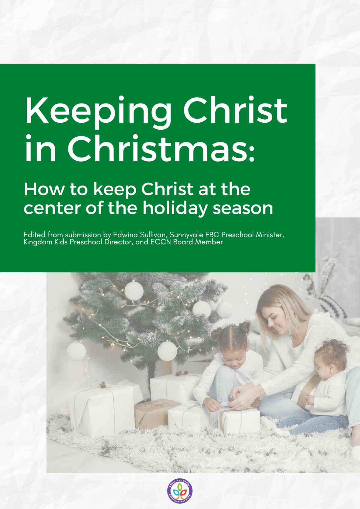 Resources - Early Childhood Christian Network